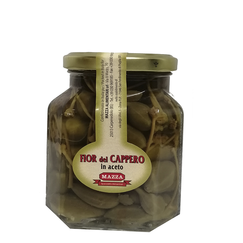 FLOR DI CAPPERO IN ACETO VASO 314 ML MAZZA – Euroalimentos
